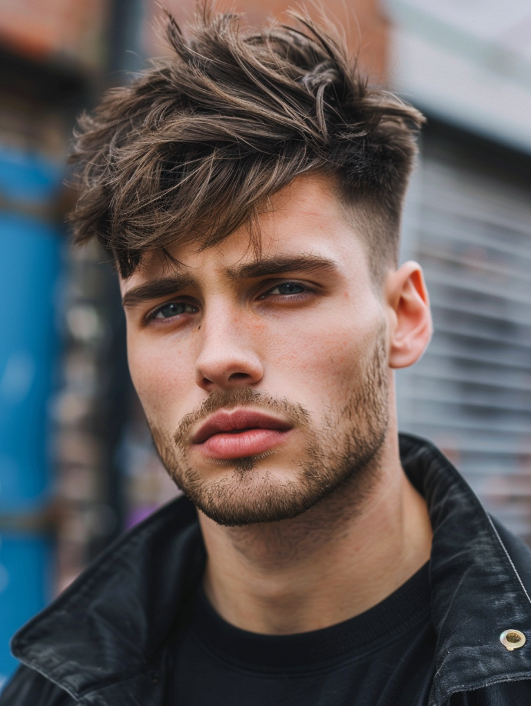 28 Textured Fringe Haircut Ideas for Men Straight Hair Men Curly Men Blonde Men Fade Low Taper
