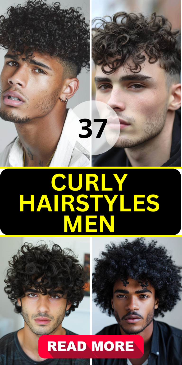 Exploring 37 Curly Hairstyles Men: Diverse Looks from Short Cuts to ...