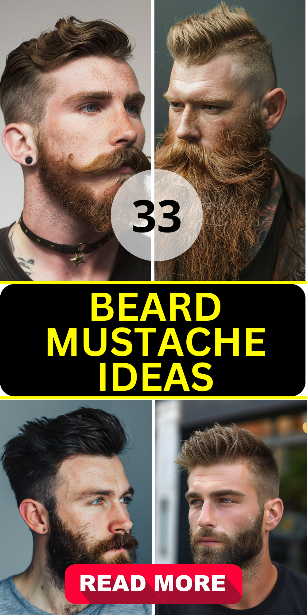 Exploring 33 Unique Beard Mustache Ideas for Men Featuring Full Goatee ...