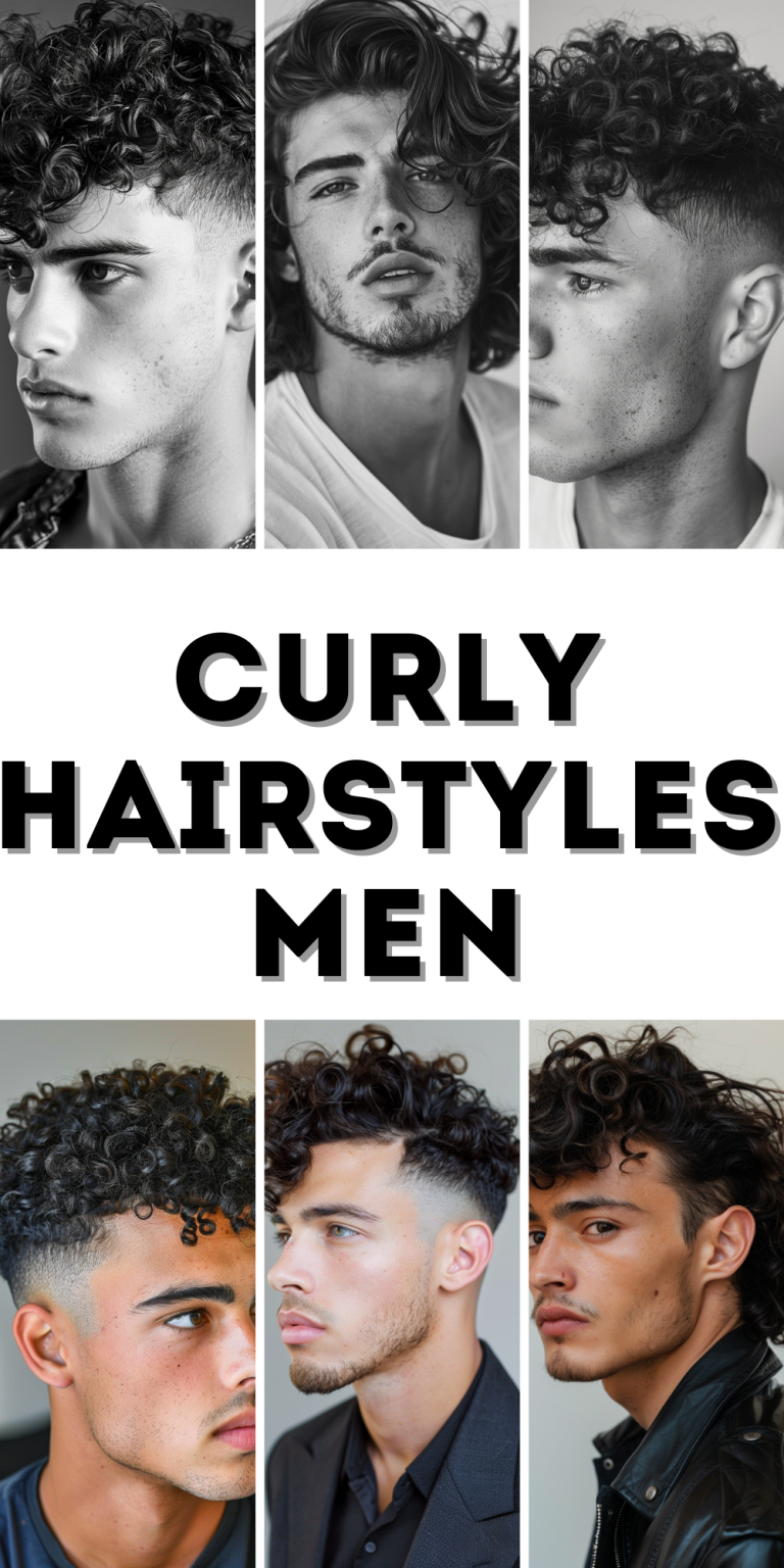 Exploring 37 Curly Hairstyles Men: Diverse Looks from Short Cuts to Long Lush Waves