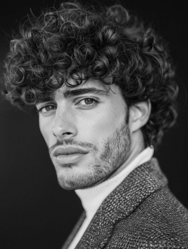 Exploring 37 Curly Hairstyles Men: Diverse Looks from Short Cuts to Long Lush Waves