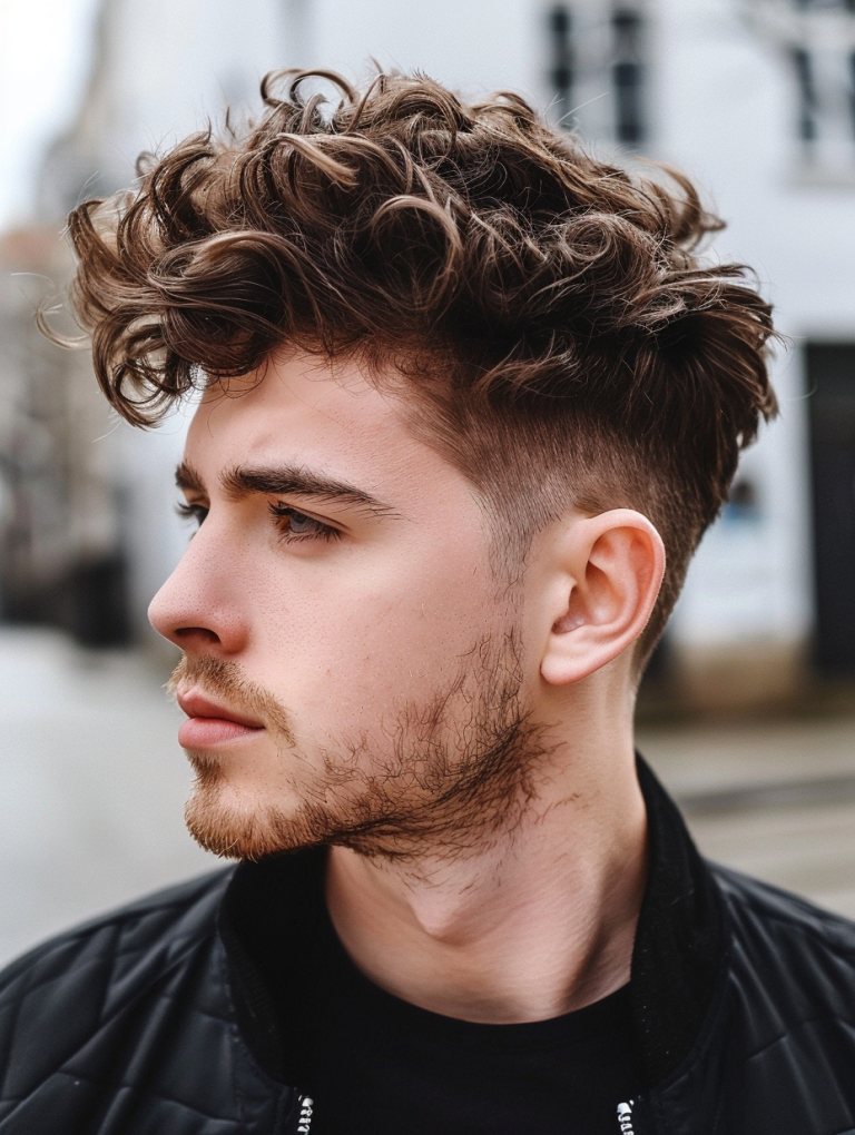 Exploring 37 Curly Hairstyles Men: Diverse Looks from Short Cuts to ...
