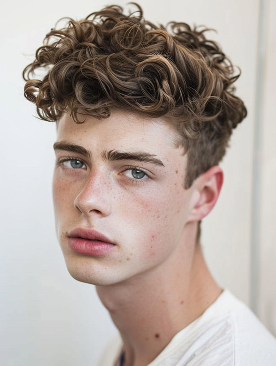 Exploring 37 Curly Hairstyles Men: Diverse Looks from Short Cuts to ...