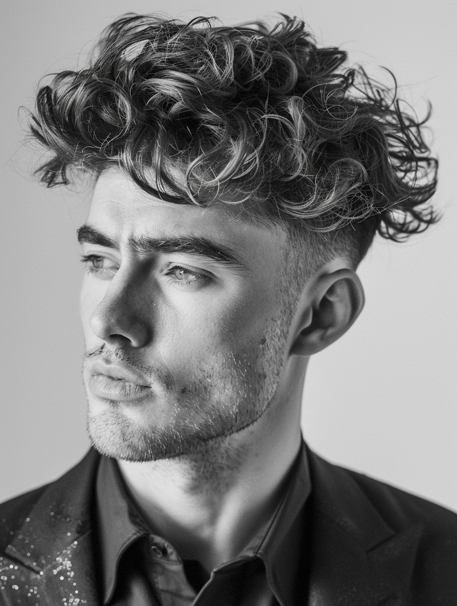 Exploring 37 Curly Hairstyles Men: Diverse Looks from Short Cuts to Long Lush Waves