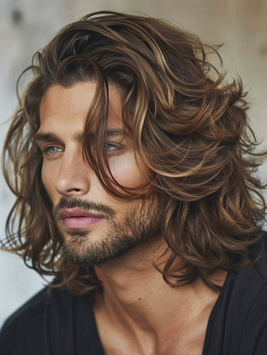 Explore 34 Trending Long Hairstyles for Men Featuring Best Curly, Wavy ...
