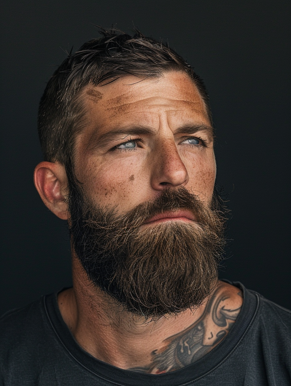 Exploring 33 Unique Beard Mustache Ideas for Men Featuring Full Goatee ...