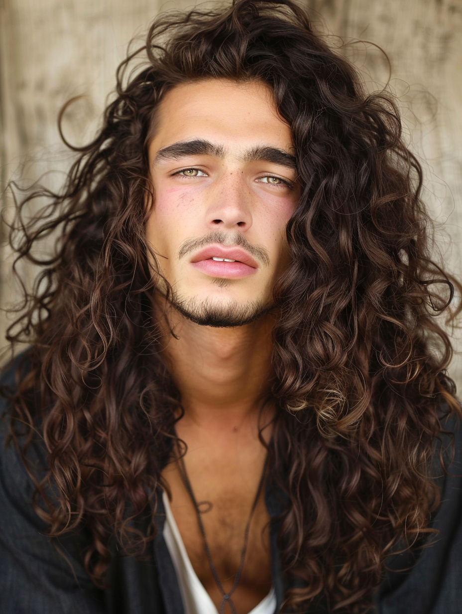 Explore 34 Trending Long Hairstyles for Men Featuring Best Curly, Wavy ...