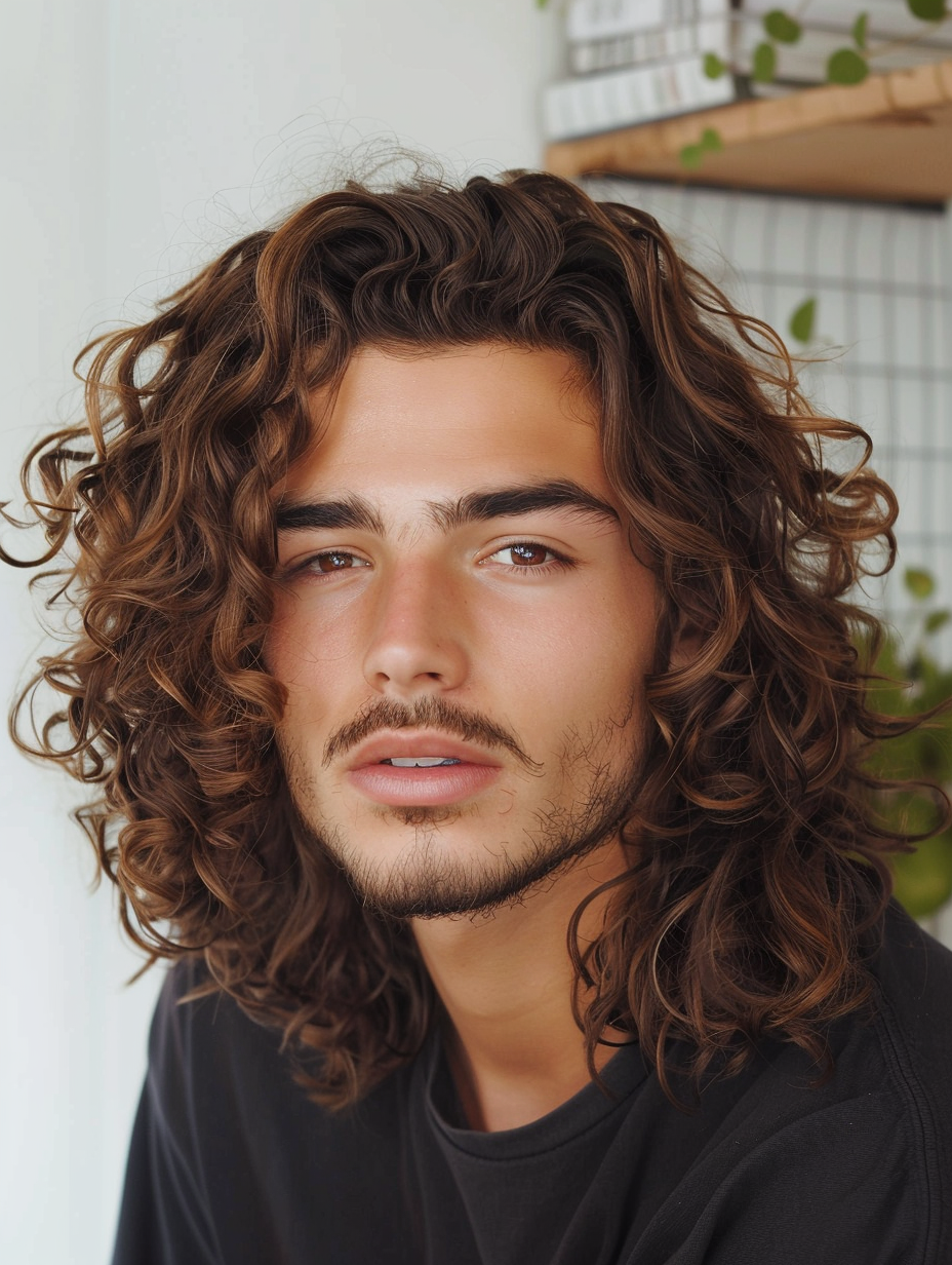 Exploring 37 Curly Hairstyles Men: Diverse Looks from Short Cuts to ...