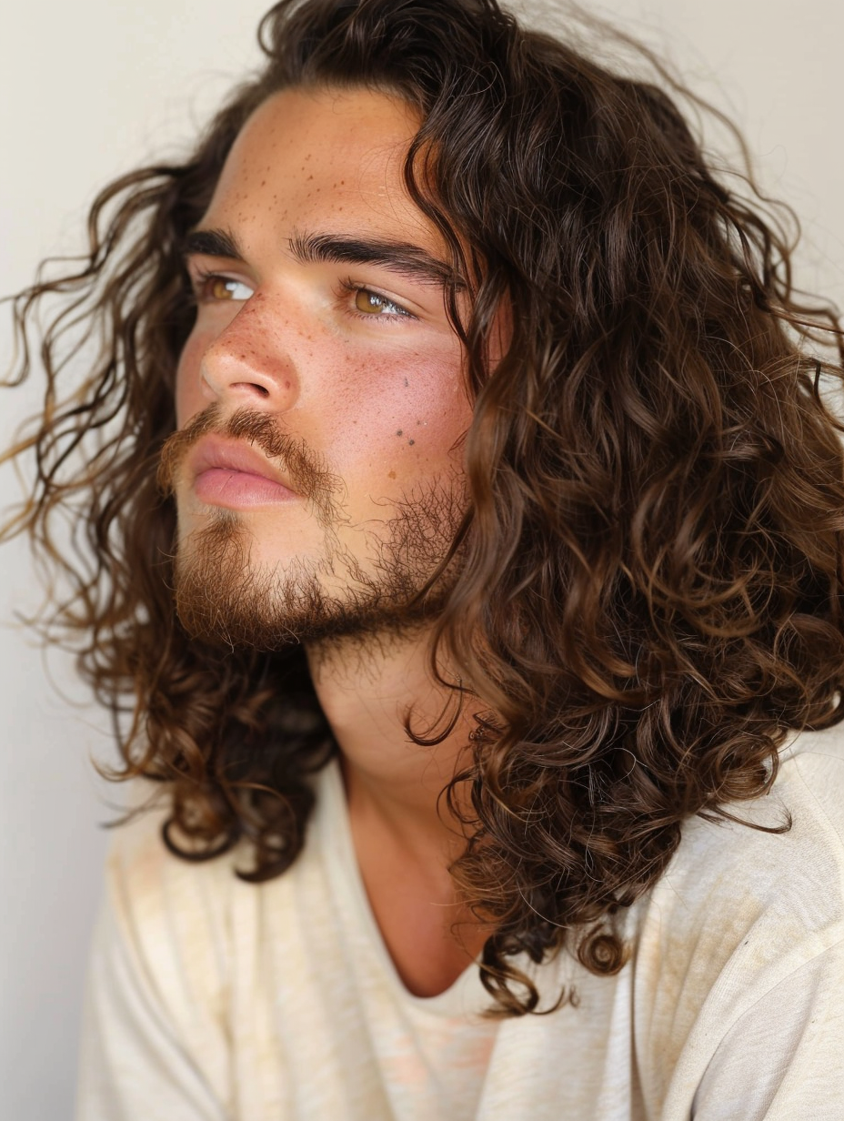 Exploring 37 Curly Hairstyles Men: Diverse Looks from Short Cuts to Long Lush Waves