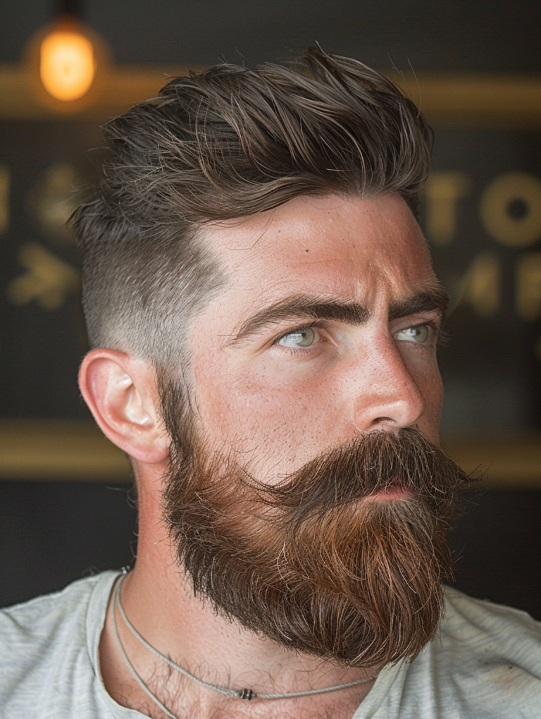 Exploring 33 Unique Beard Mustache Ideas for Men Featuring Full Goatee ...