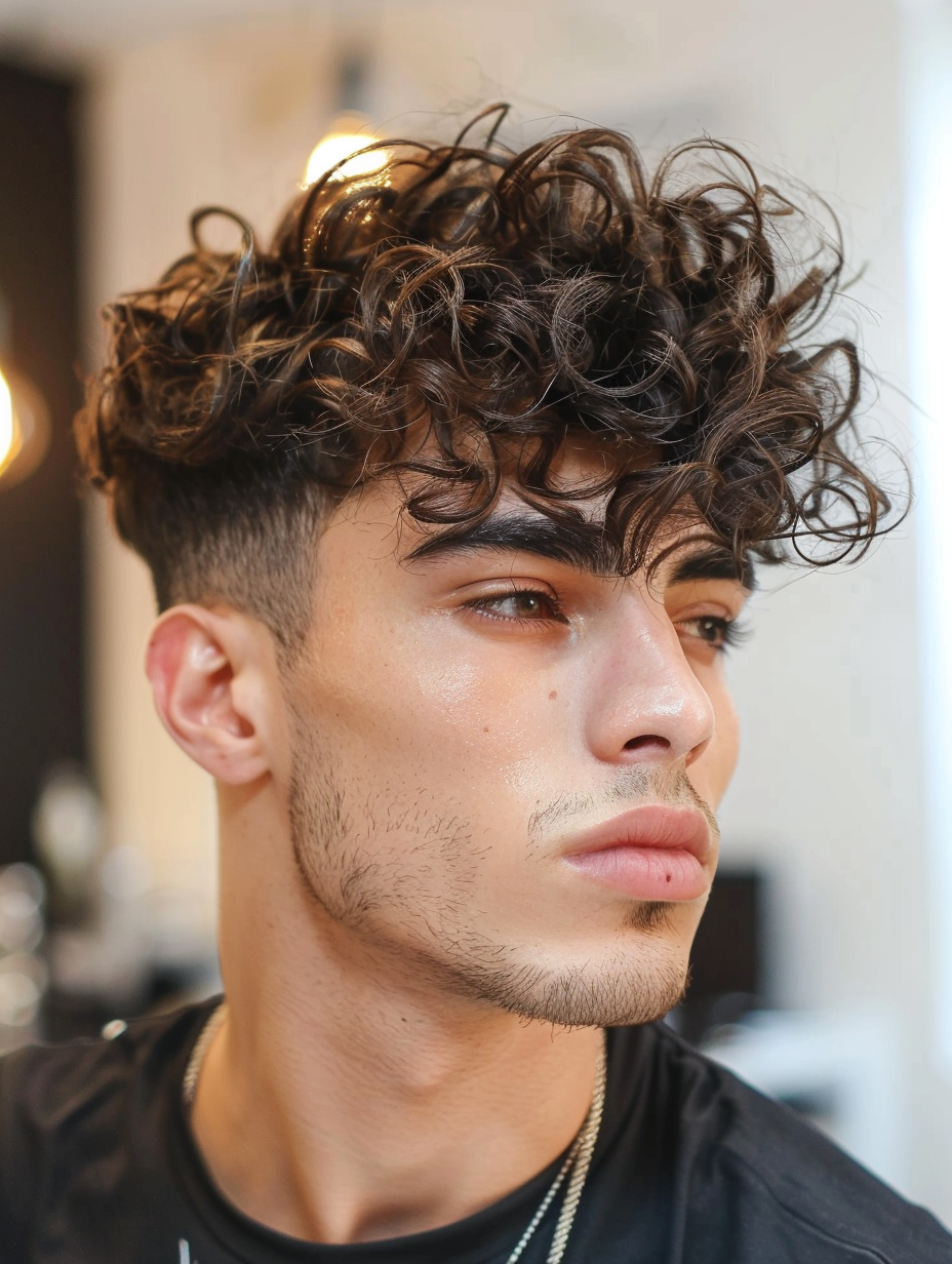Exploring 37 Curly Hairstyles Men: Diverse Looks from Short Cuts to Long Lush Waves