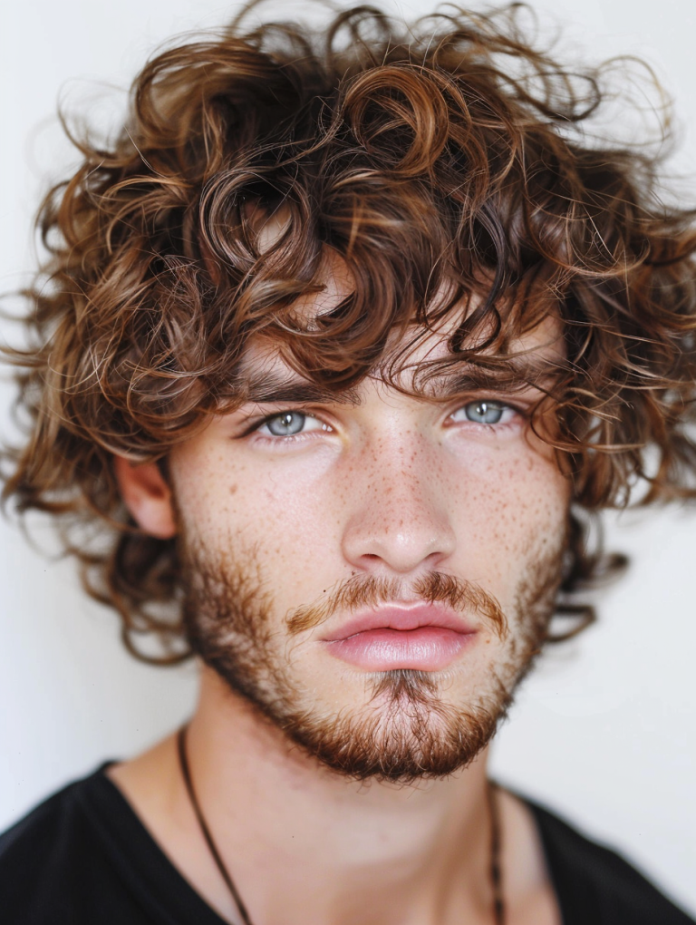 Exploring 37 Curly Hairstyles Men: Diverse Looks from Short Cuts to ...