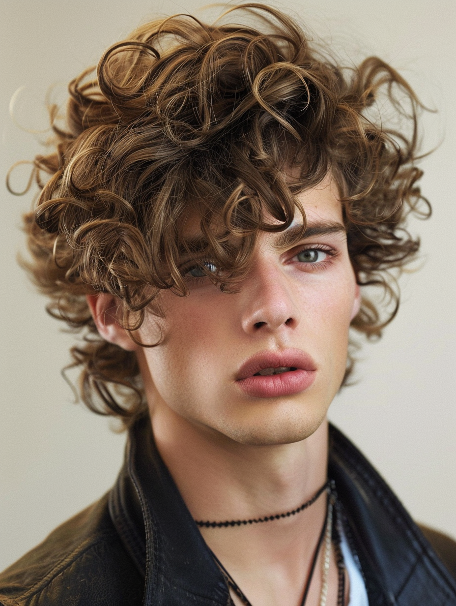 Exploring 37 Curly Hairstyles Men: Diverse Looks from Short Cuts to ...