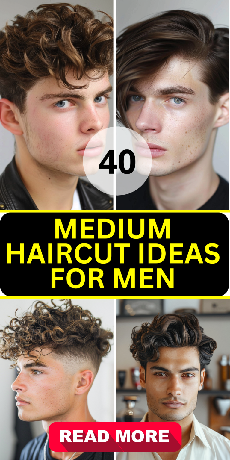 Exploring 40 Diverse Medium Haircut Ideas for Men Suitable for Straight ...