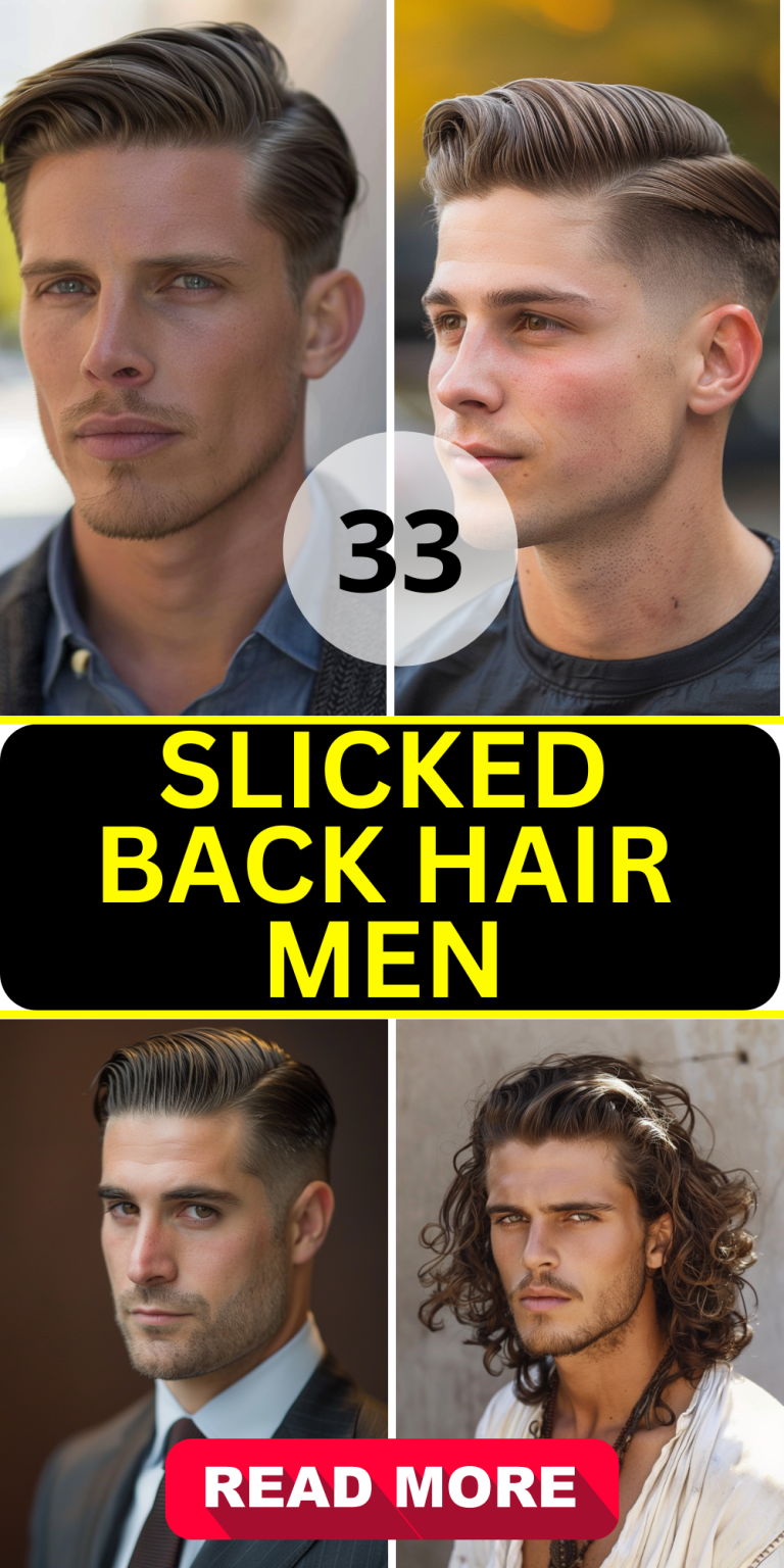 Exploring 33 Diverse Slicked Back Hair Men Styles from Classic to ...