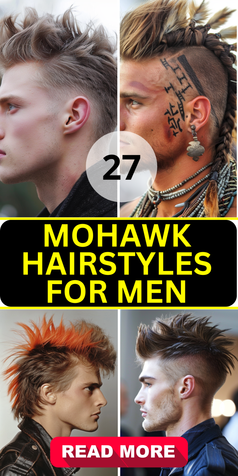 Exploring 27 Bold and Creative Mohawk Hairstyles for Men from Punk to ...