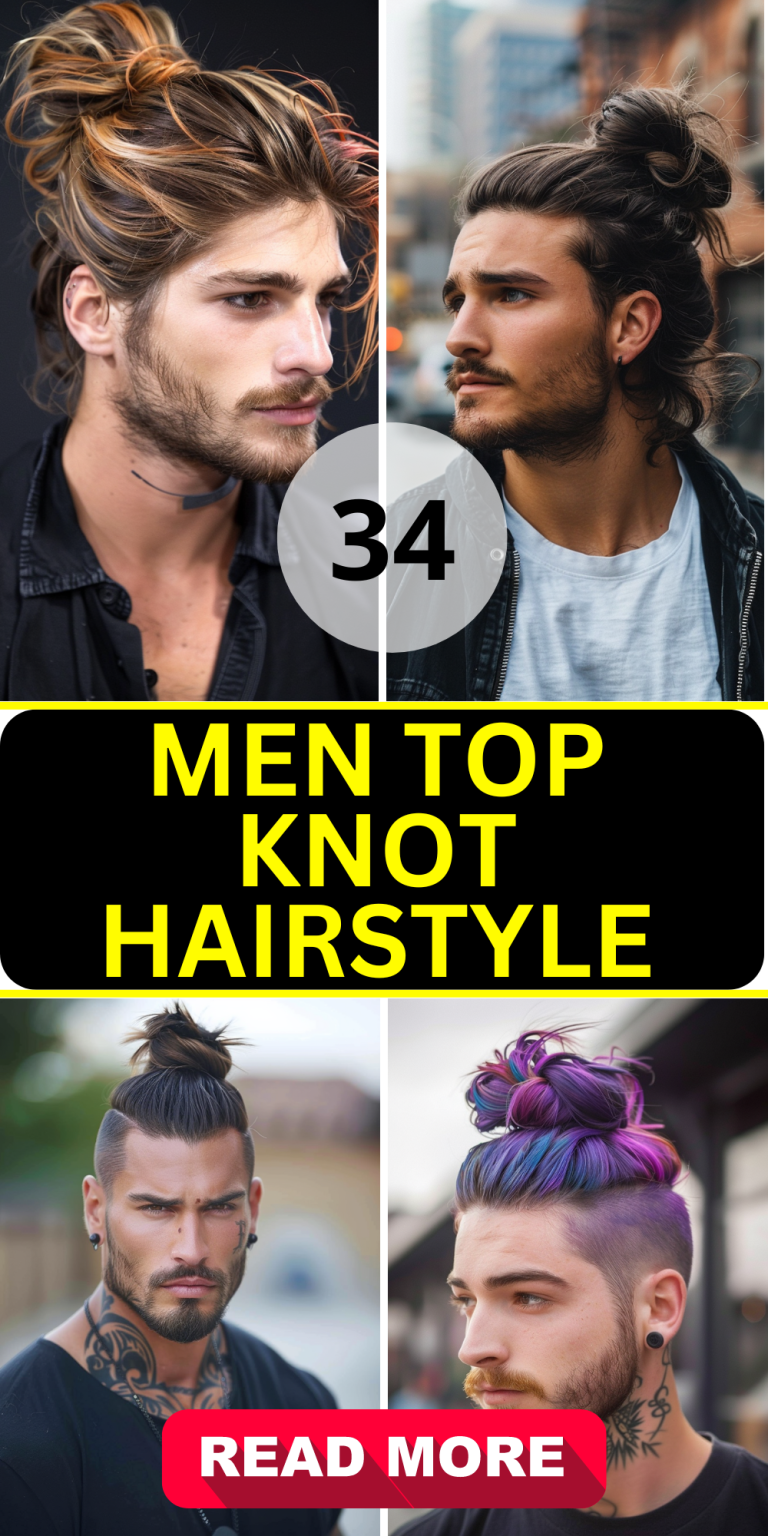 Exploring 34 Men Top Knot Hairstyle Ideas: From Elegant Wedding Looks ...