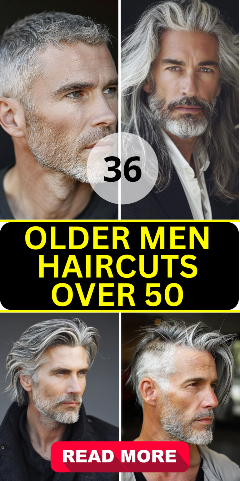 Discov36 stylish and practical older men haircuts over 50 for grey hair curly balding thick and ...