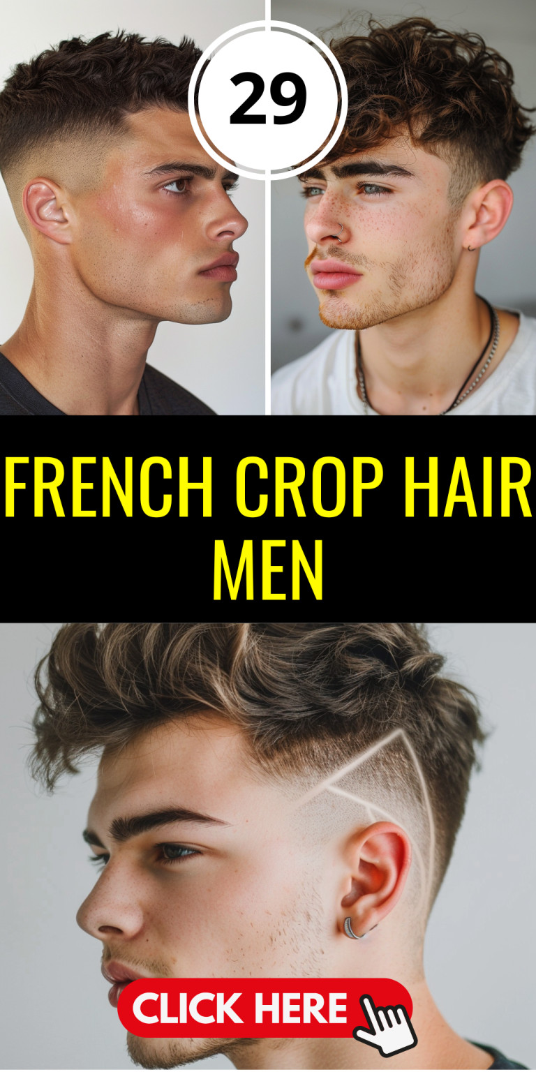 Exploring 29 French Crop Hair Men Styles: From Undercut Elegance to Low ...