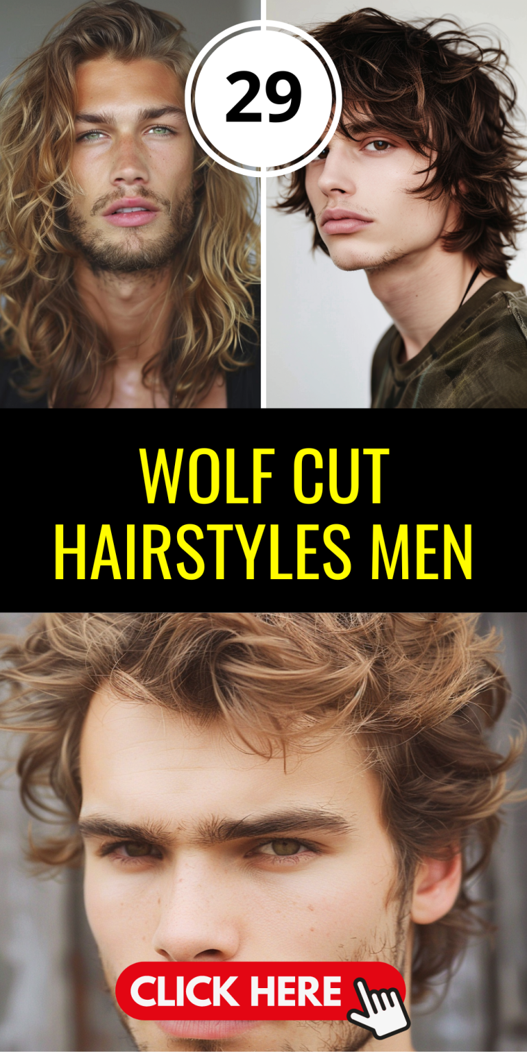 Explore 29 Wolf Cut Hairstyles Men: Long Short Mullet Korean Curly ...