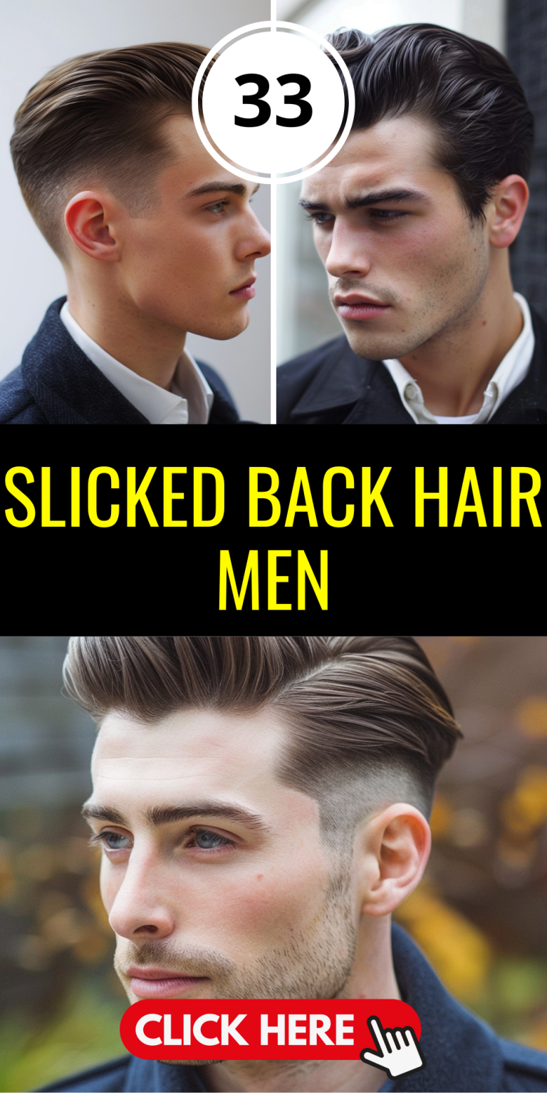 Exploring 33 Diverse Slicked Back Hair Men Styles from Classic to ...