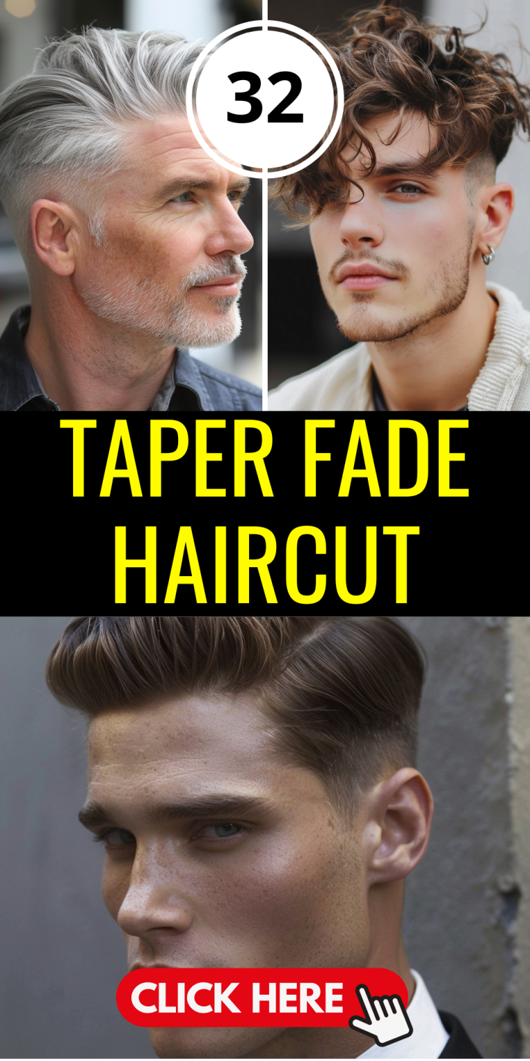 Exploring 32 Creative Taper Fade Haircut Ideas for Men with Curly and ...