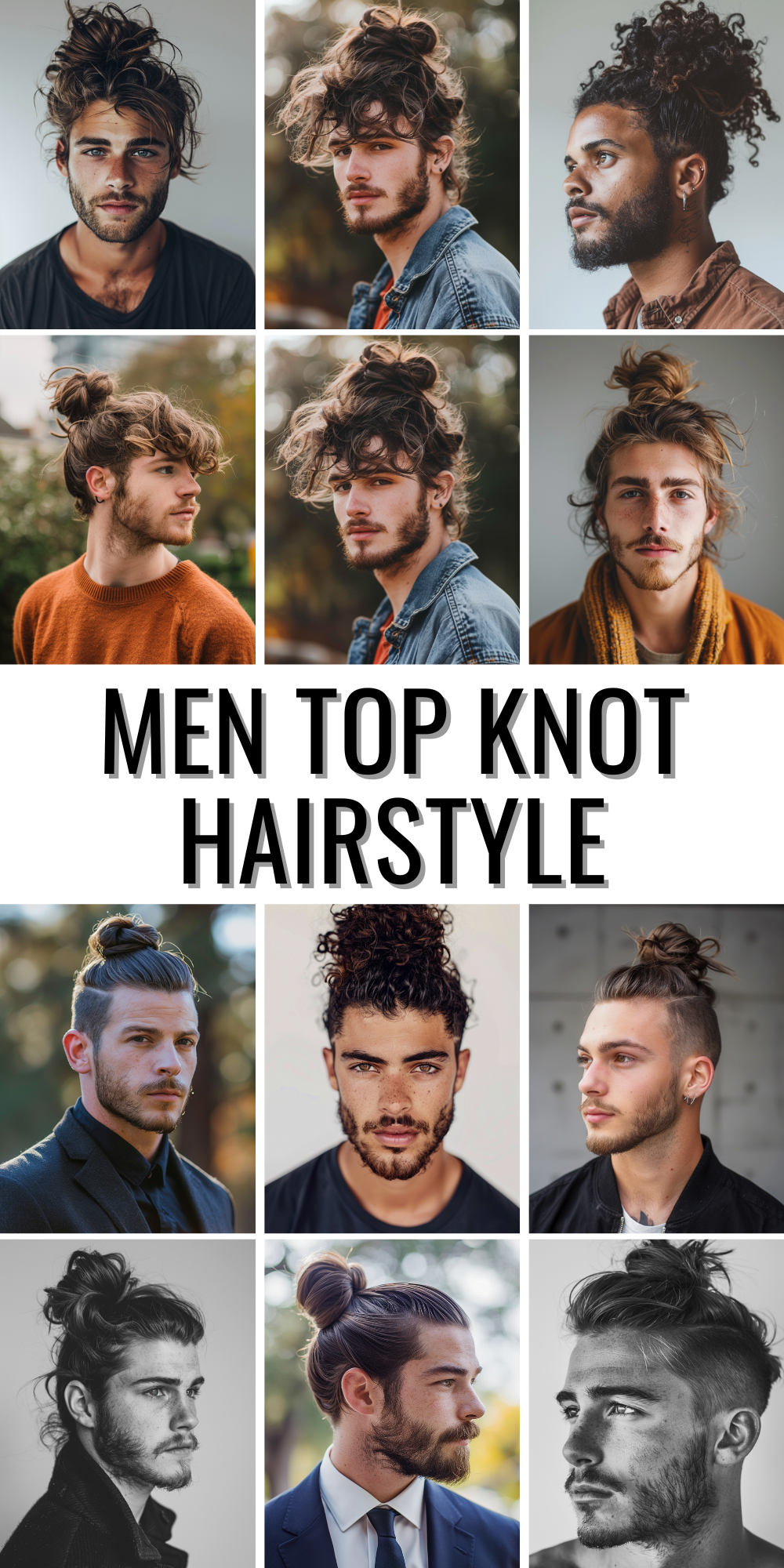 Exploring 34 Men Top Knot Hairstyle Ideas: From Elegant Wedding Looks ...