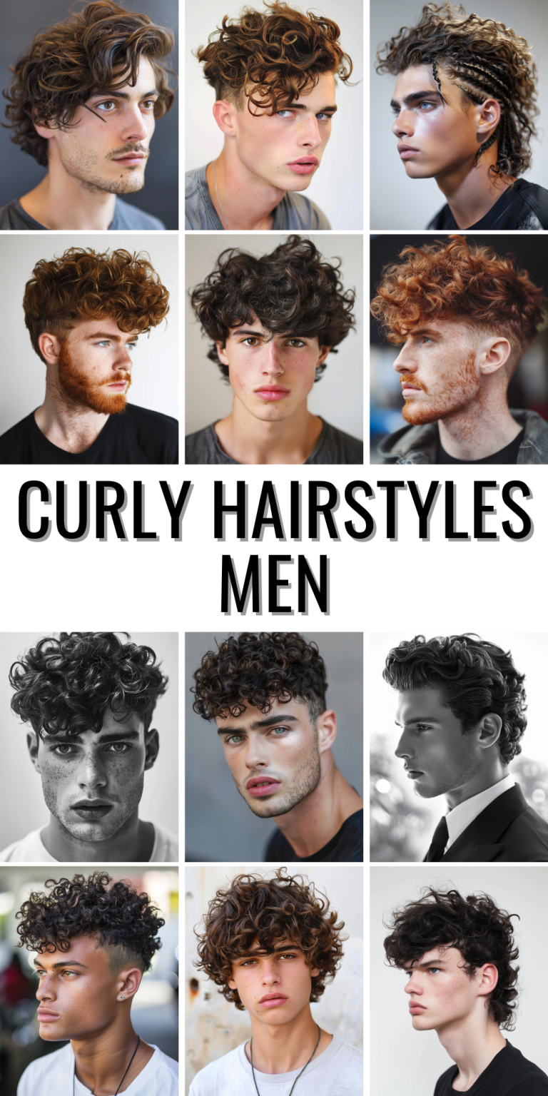 Exploring 37 Curly Hairstyles Men: Diverse Looks from Short Cuts to Long Lush Waves