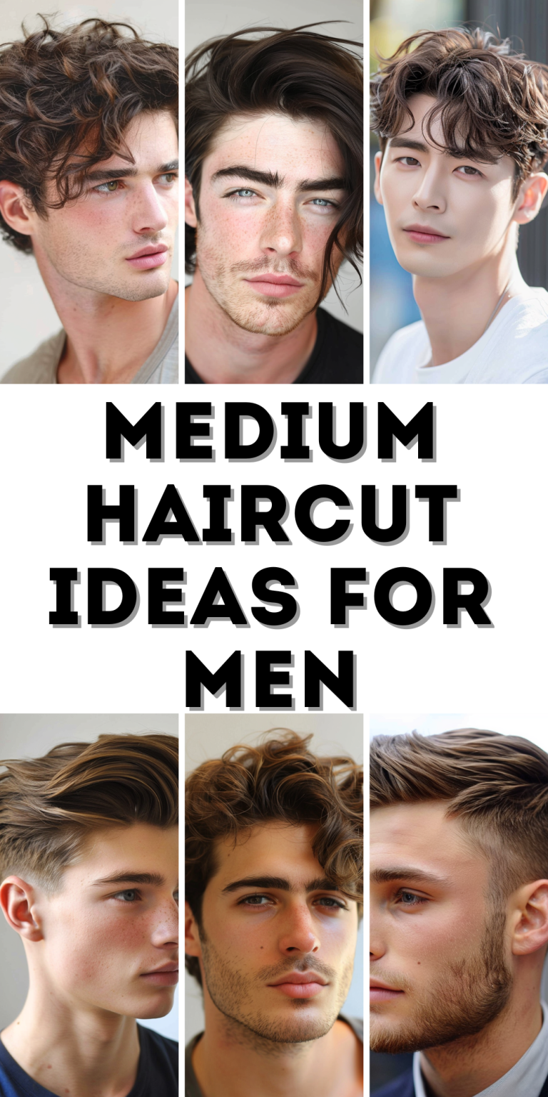 Exploring 40 Diverse Medium Haircut Ideas for Men Suitable for Straight ...