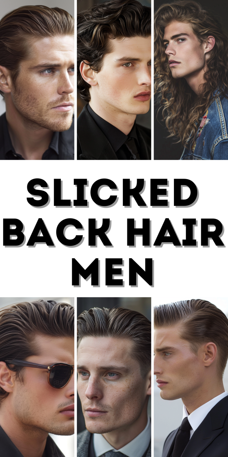 Exploring 33 Diverse Slicked Back Hair Men Styles from Classic to ...