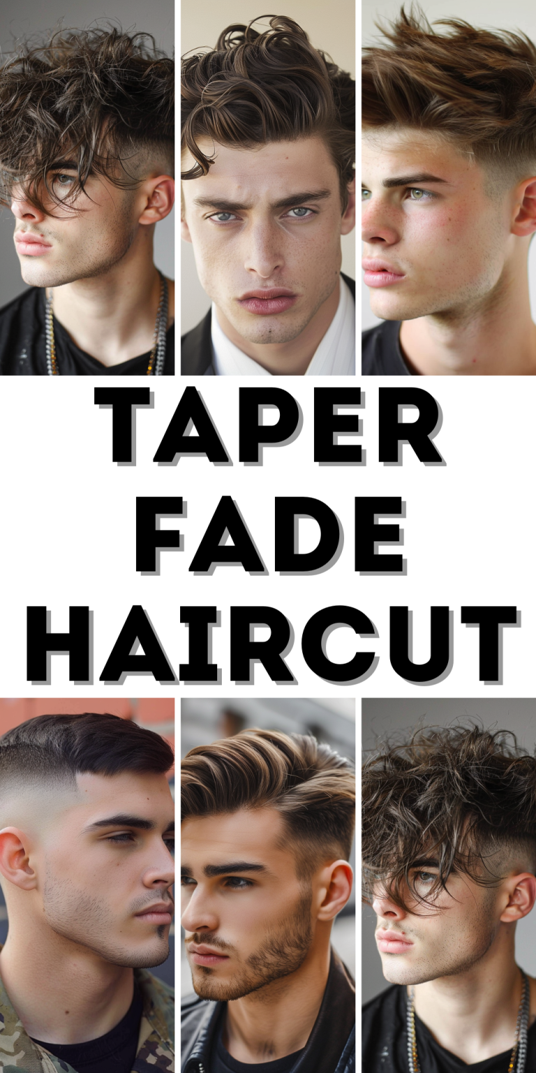 Exploring 32 Creative Taper Fade Haircut Ideas for Men with Curly and ...