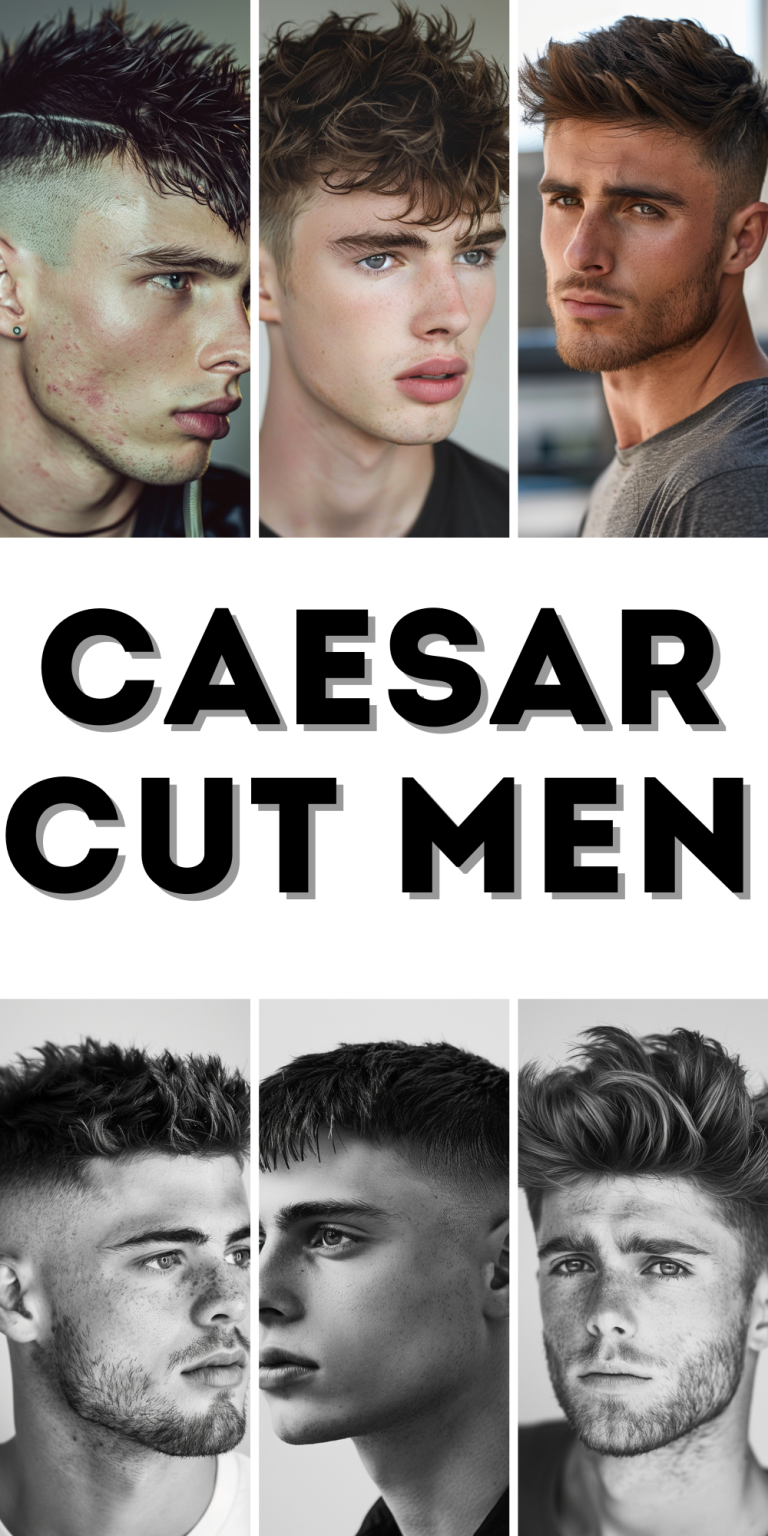 Exploring 29 Versatile Caesar Cut Men Hairstyles: Classic, Textured ...