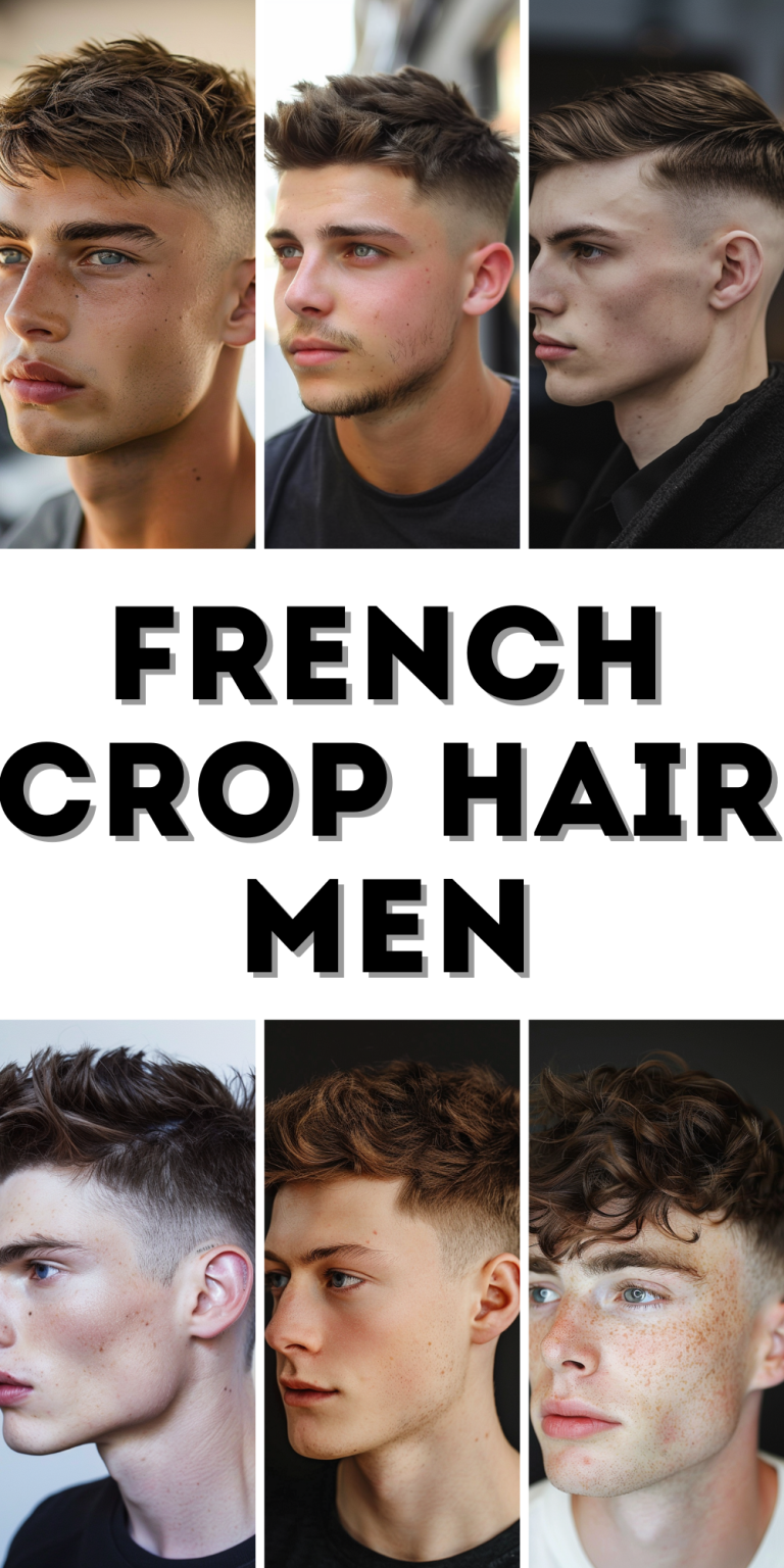 Exploring 29 French Crop Hair Men Styles: From Undercut Elegance to Low ...