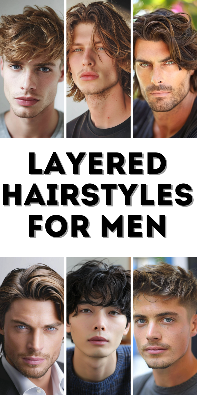 27 Layered Hairstyles for Men From Short to Long Including Medium ...