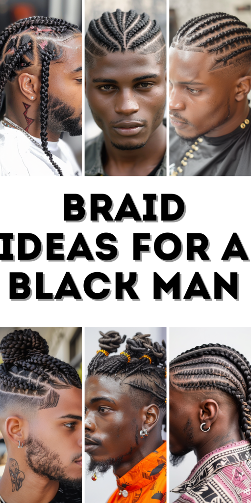 Exploring 30 Creative Braid Ideas for a Black Man Featuring Cornrows ...