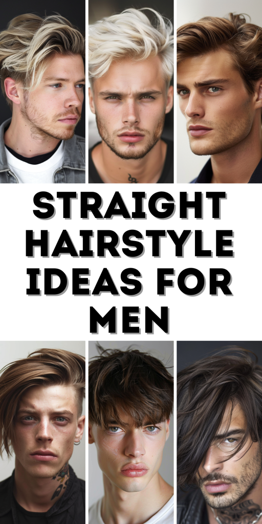 Explore 45 Straight Hairstyle Ideas for Men Featuring Best Short Long ...