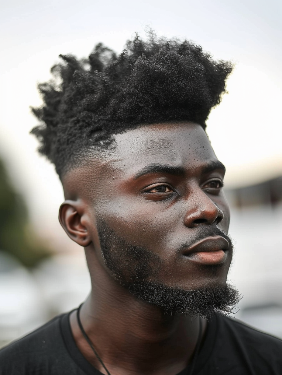 32 Black Men Long Hairstyles Ideas with Afro Twist Braids Fade and ...