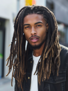 32 Black Men Long Hairstyles Ideas with Afro Twist Braids Fade and ...