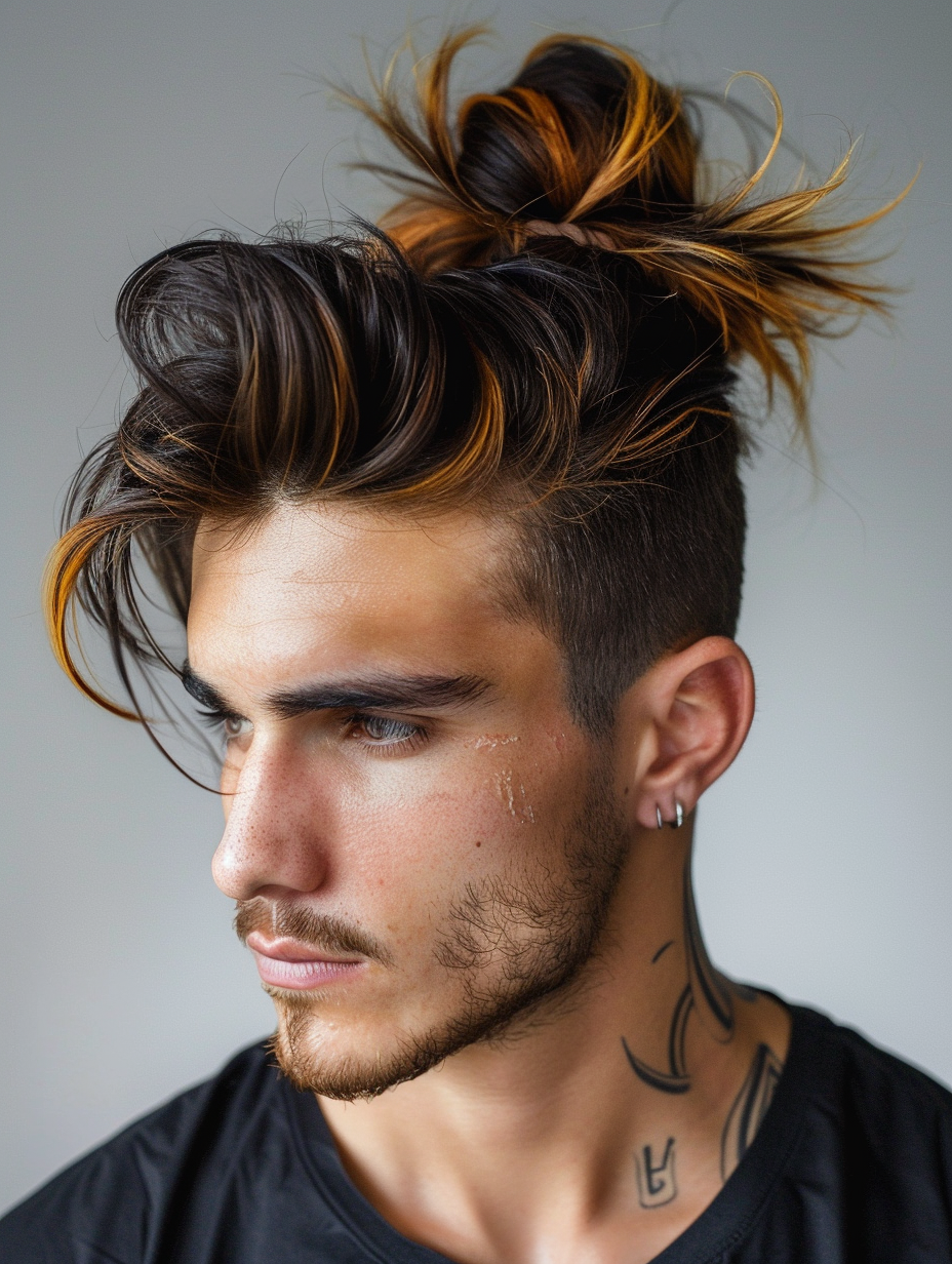 Exploring 34 Men Top Knot Hairstyle Ideas: From Elegant Wedding Looks ...