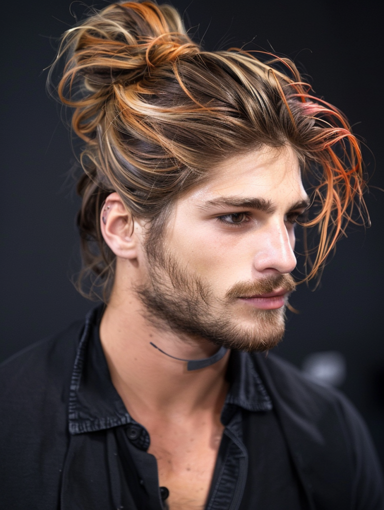 Exploring 34 Men Top Knot Hairstyle Ideas: From Elegant Wedding Looks ...