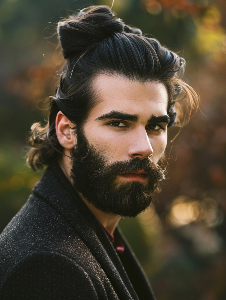 Exploring 31 Diverse Man Bun Hairstyles for Every Occasion from ...