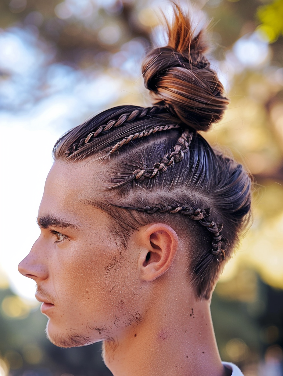 Exploring 34 Men Top Knot Hairstyle Ideas: From Elegant Wedding Looks ...