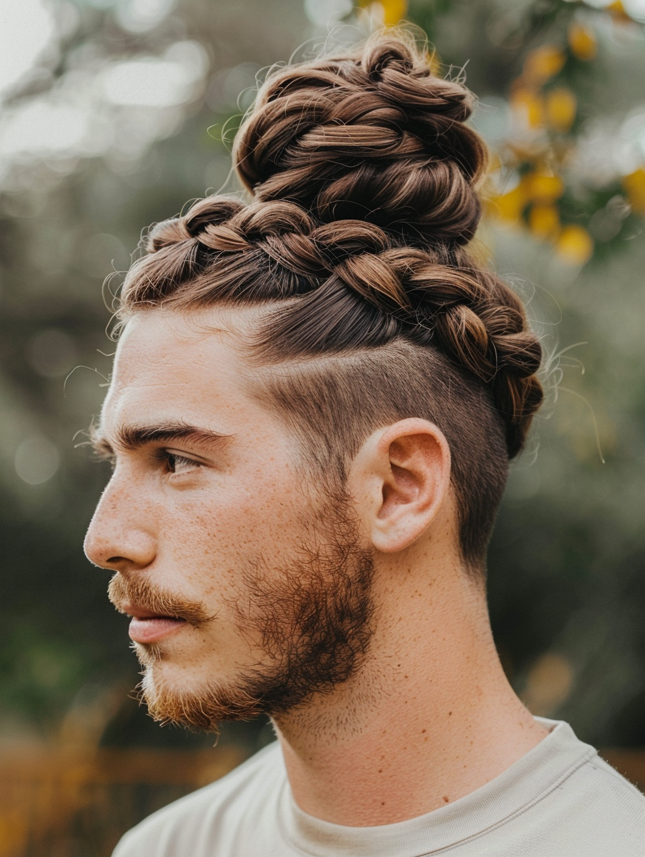 Exploring 34 Men Top Knot Hairstyle Ideas: From Elegant Wedding Looks ...
