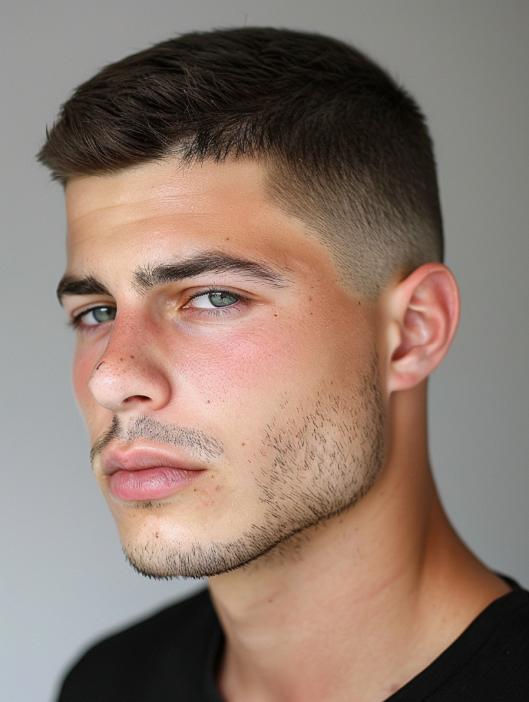 Exploring 29 Versatile Caesar Cut Men Hairstyles: Classic, Textured ...