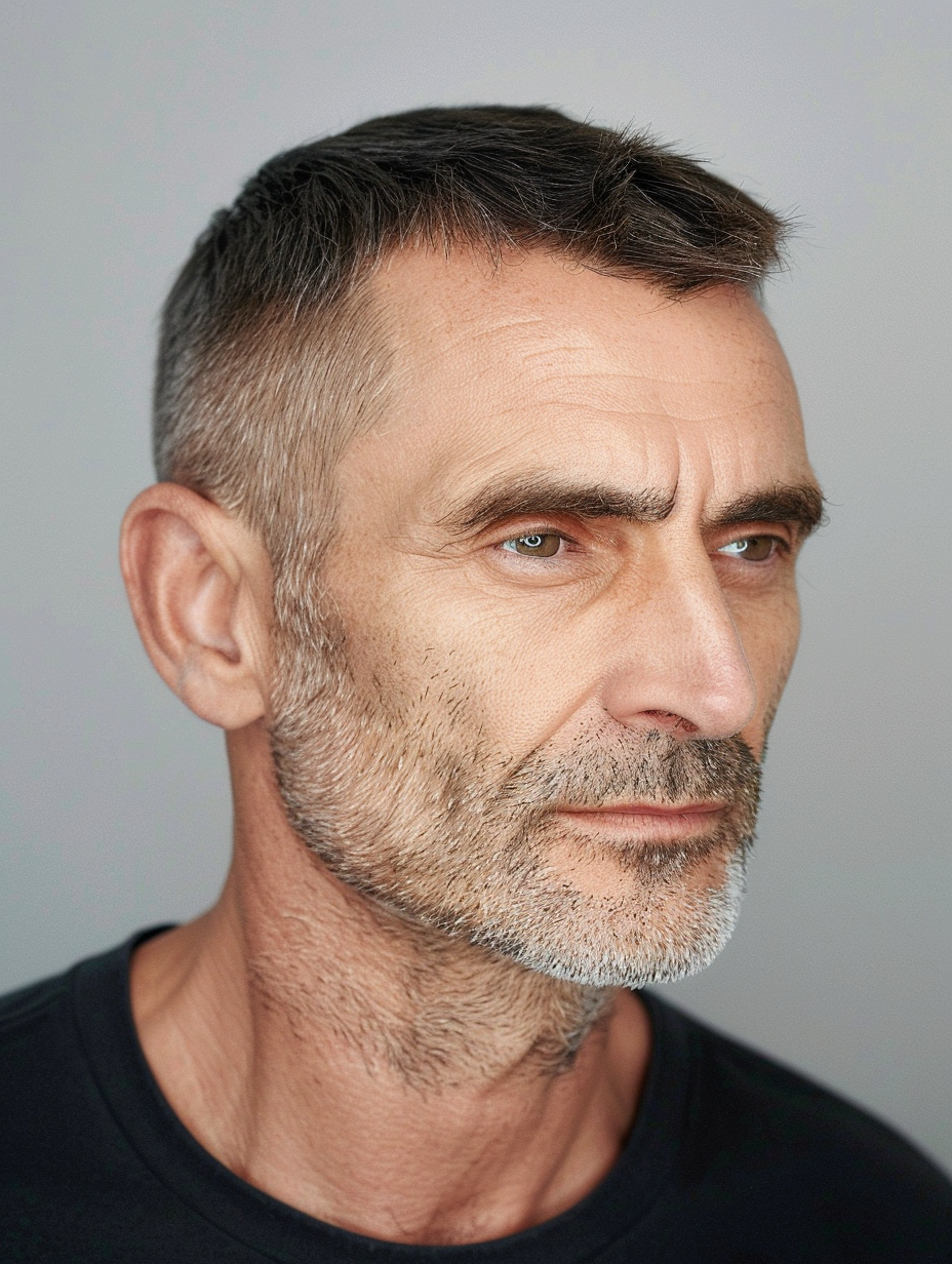 Discov36 stylish and practical older men haircuts over 50 for grey hair ...