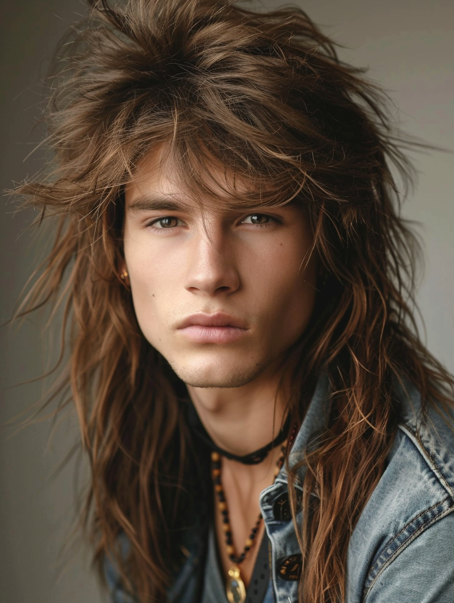 Explore 29 Wolf Cut Hairstyles Men: Long Short Mullet Korean Curly ...