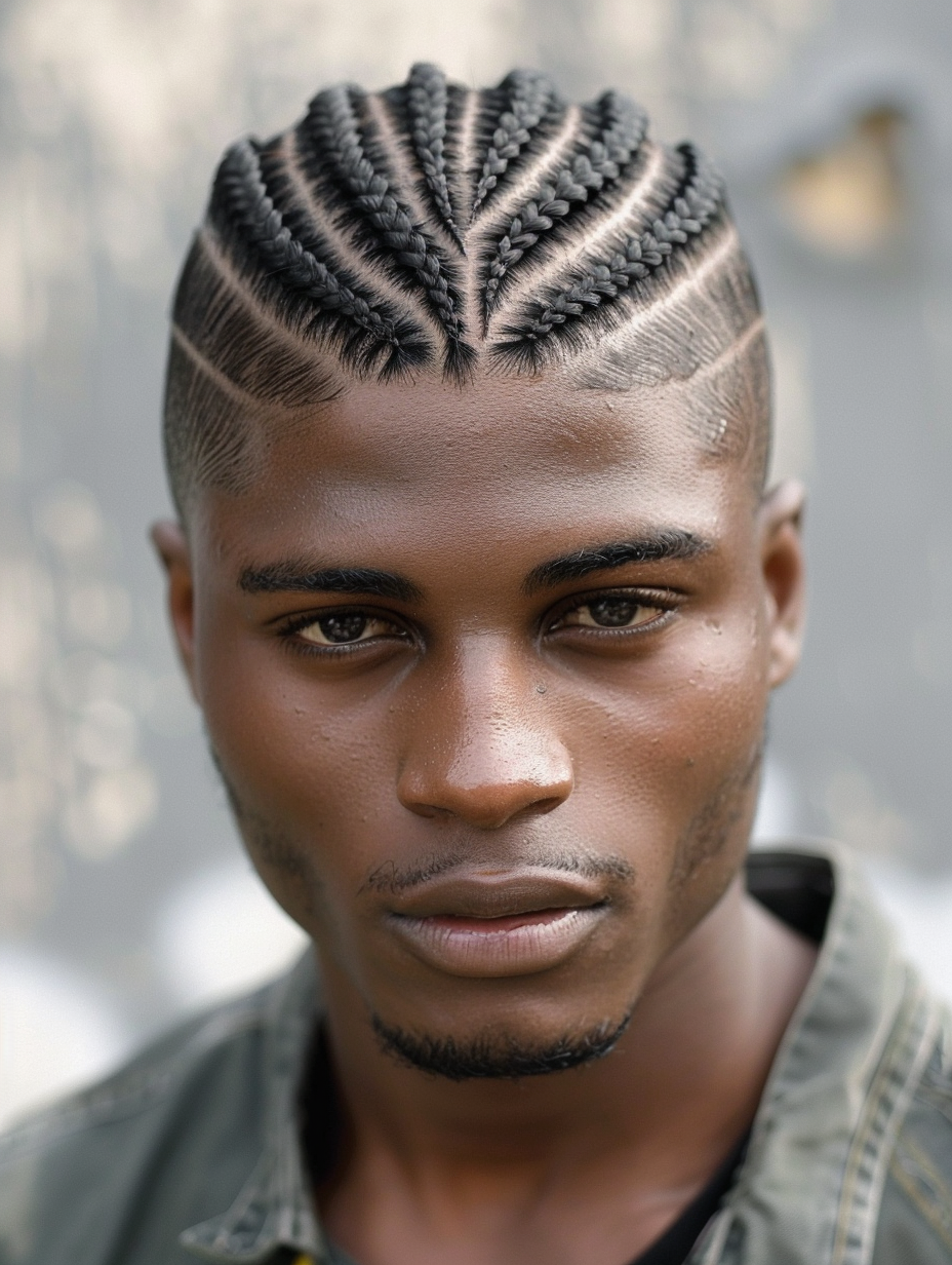 Exploring 30 Creative Braid Ideas for a Black Man Featuring Cornrows ...