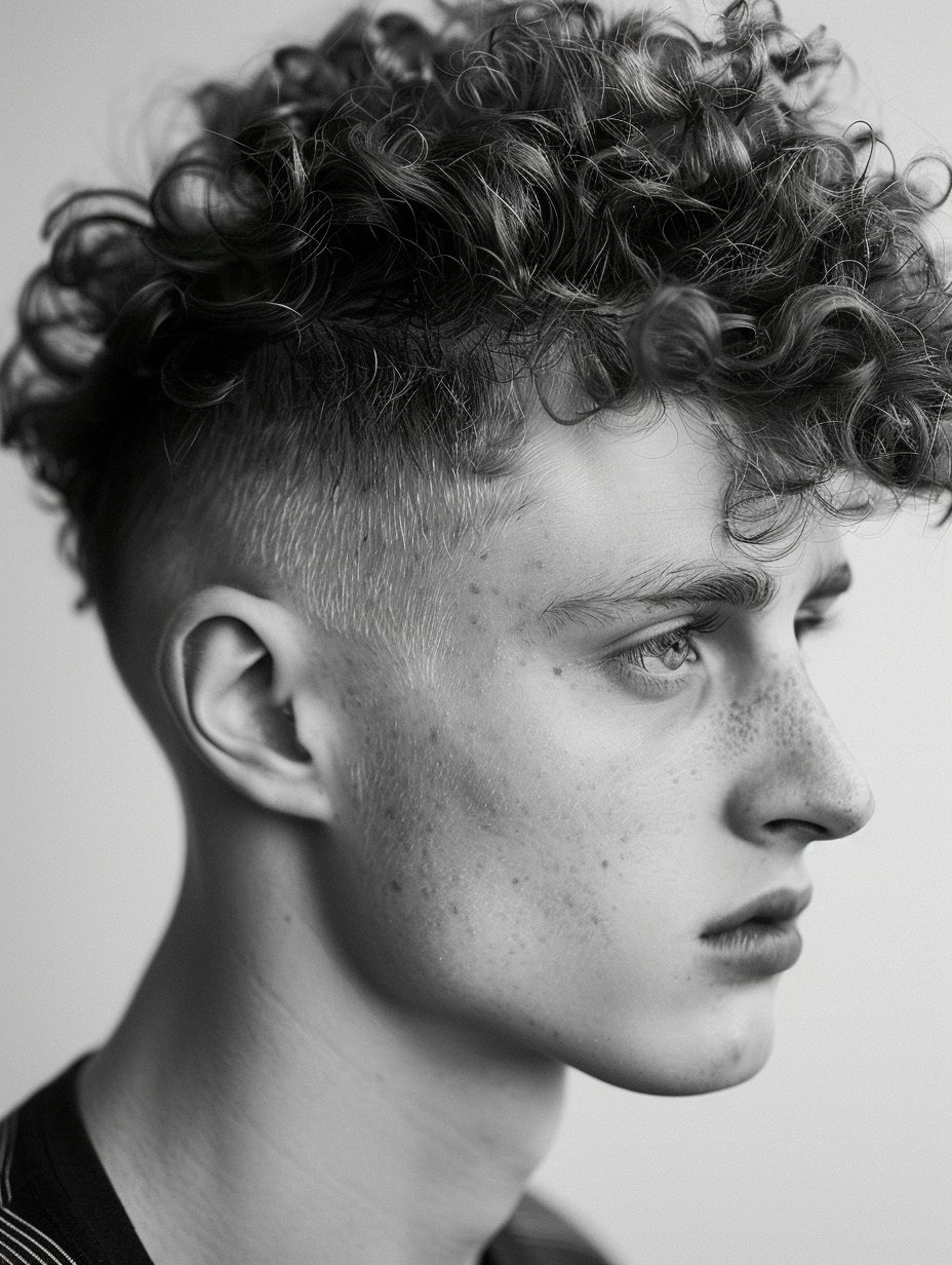 Exploring 32 Creative Taper Fade Haircut Ideas for Men with Curly and ...