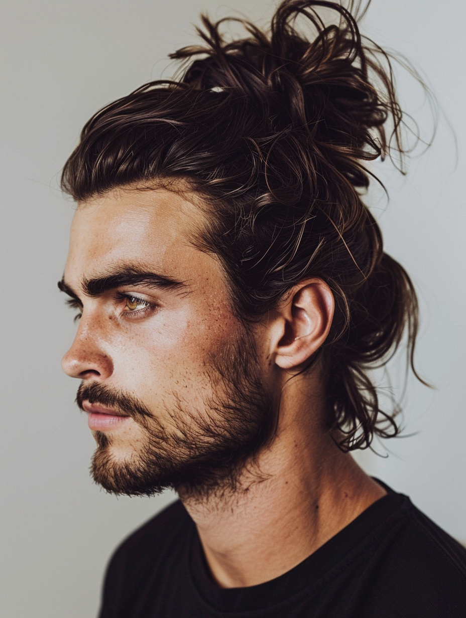 Exploring 31 Diverse Man Bun Hairstyles for Every Occasion from ...