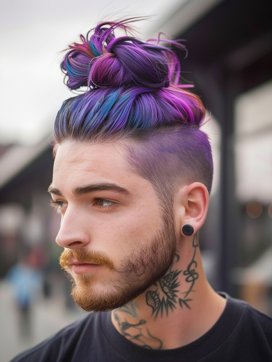 Exploring 34 Men Top Knot Hairstyle Ideas: From Elegant Wedding Looks ...